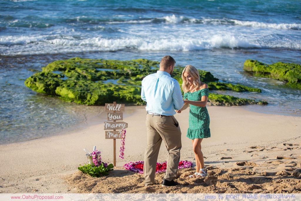 A Last Minute Magical Proposal on the North Shore of Oahu