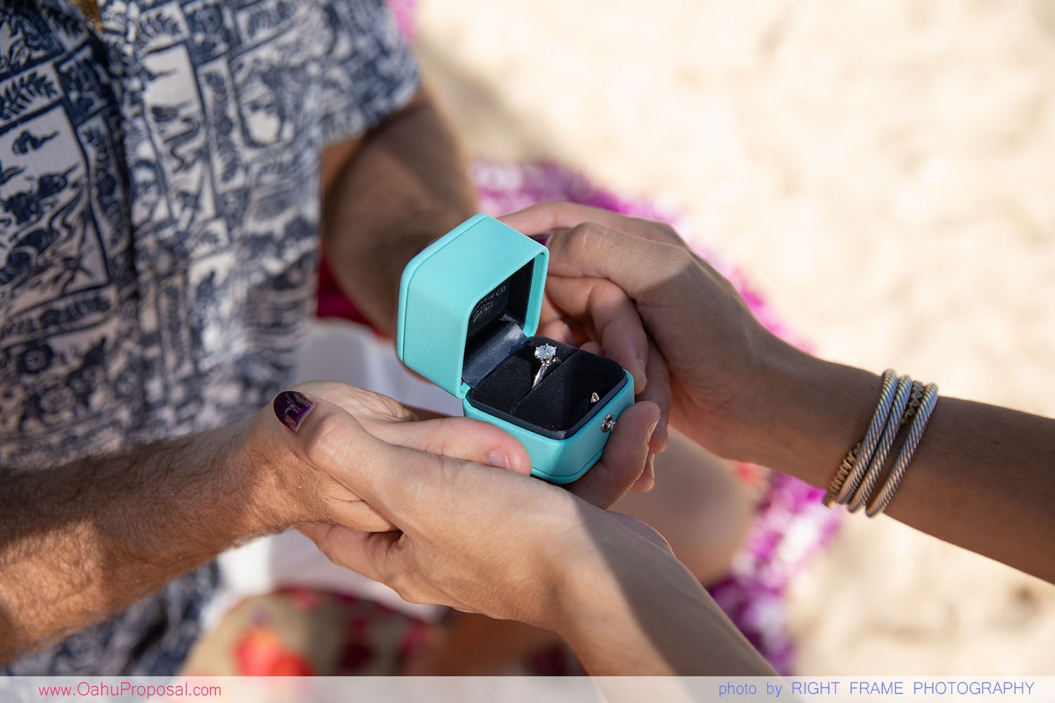Honolulu Proposal Photographer - Dreamy Proposal at Kahala Beach