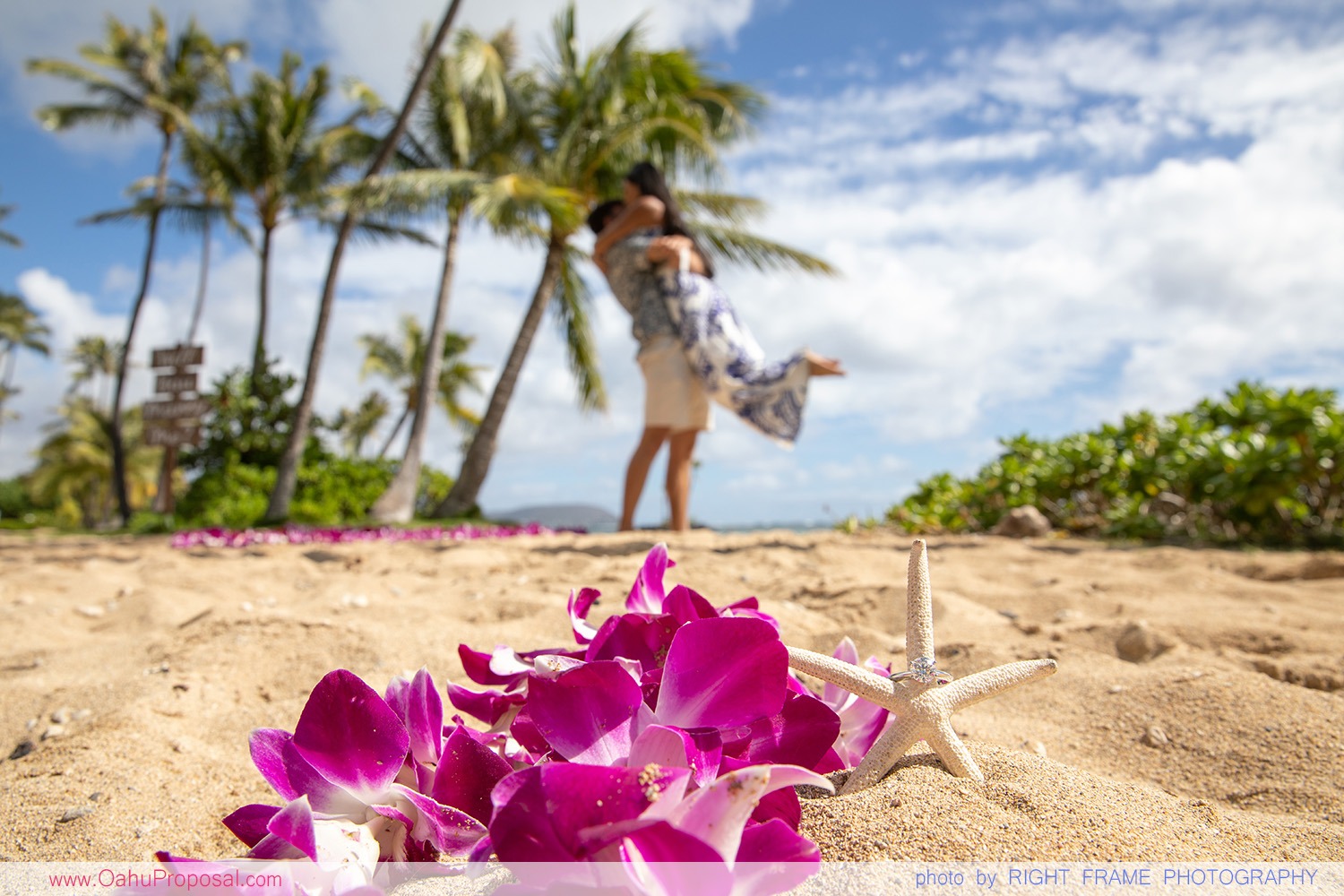Honolulu Proposal Photographer - Dreamy Proposal at Kahala Beach