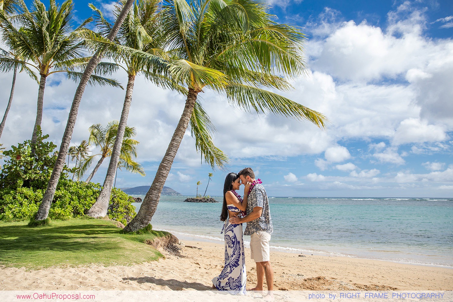 Honolulu Proposal Photographer - Dreamy Proposal at Kahala Beach