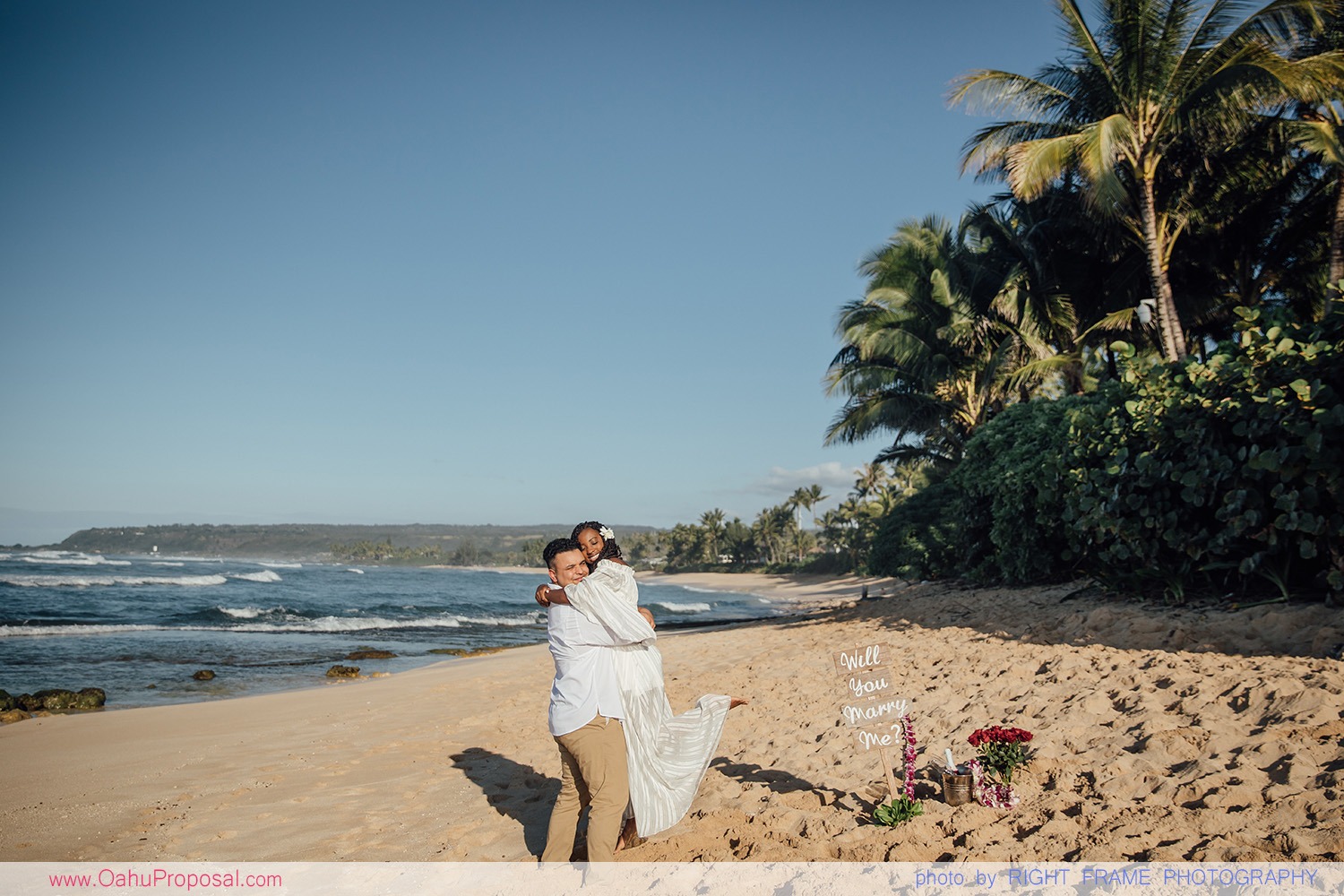 Oahu North Shore Proposal at Papailoa Beach
