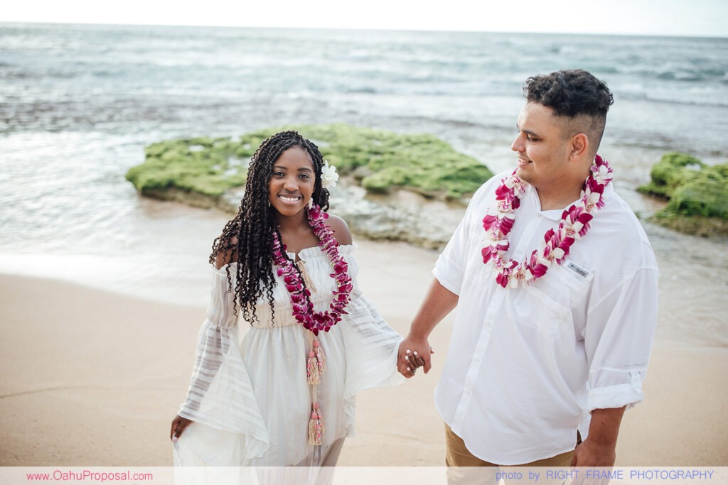 Oahu North Shore Proposal at Papailoa Beach