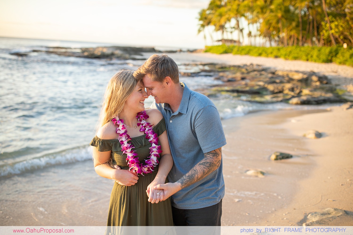 Proposal Photographer Hawaii - Proposing in Oahu
