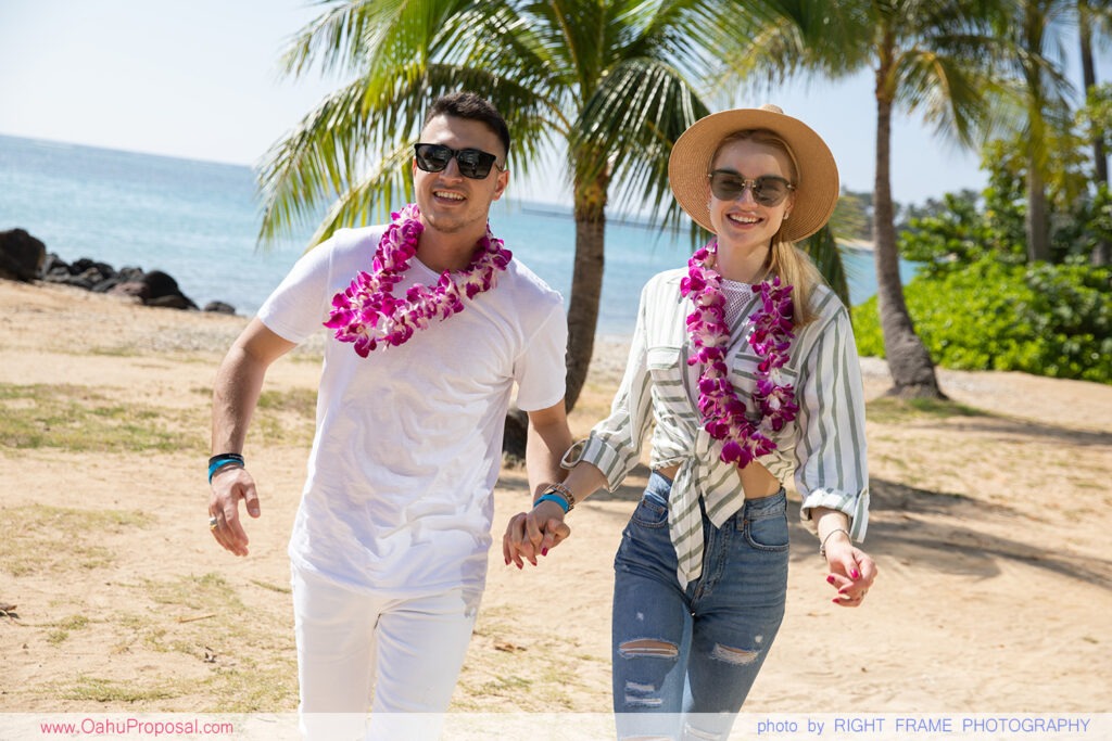 Honolulu Proposal Photography - Waialae Beach Park, Oahu