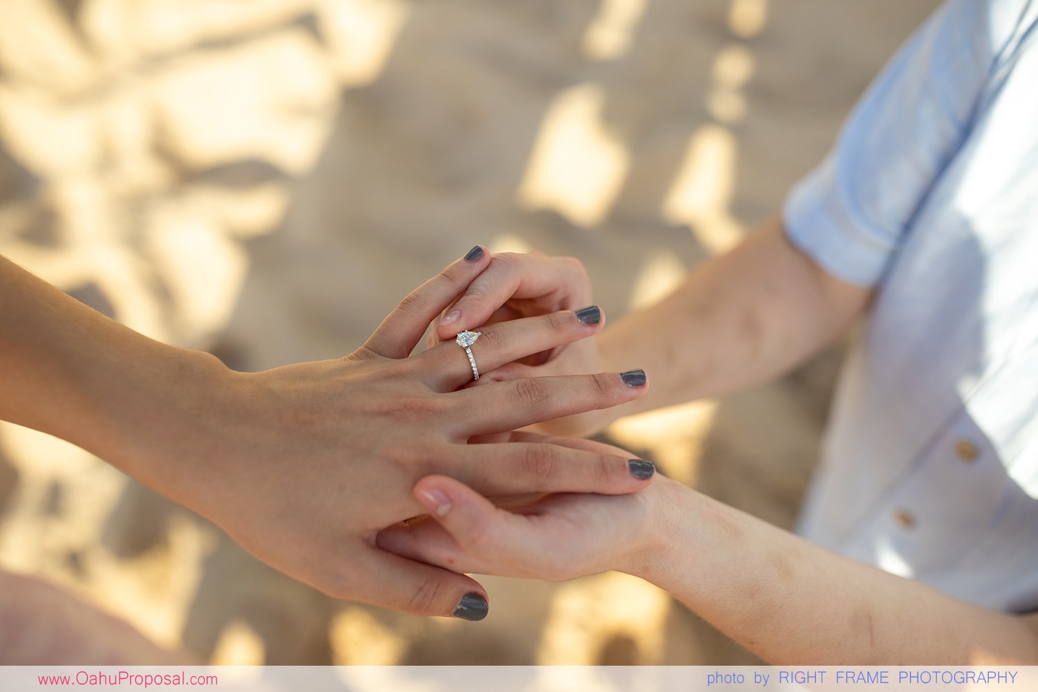 Cute Same Sex Couple Proposal Oahu Lgbt Engagement Photographer